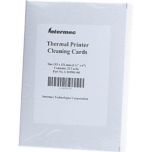 Honeywell, Accessory, 4.5" X 6" Cleaning Card, 25 PER Carton, Priced PER Carton