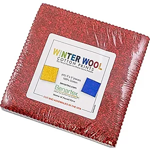 Benartex Winter Wool 5x5 Pack Charm Pack