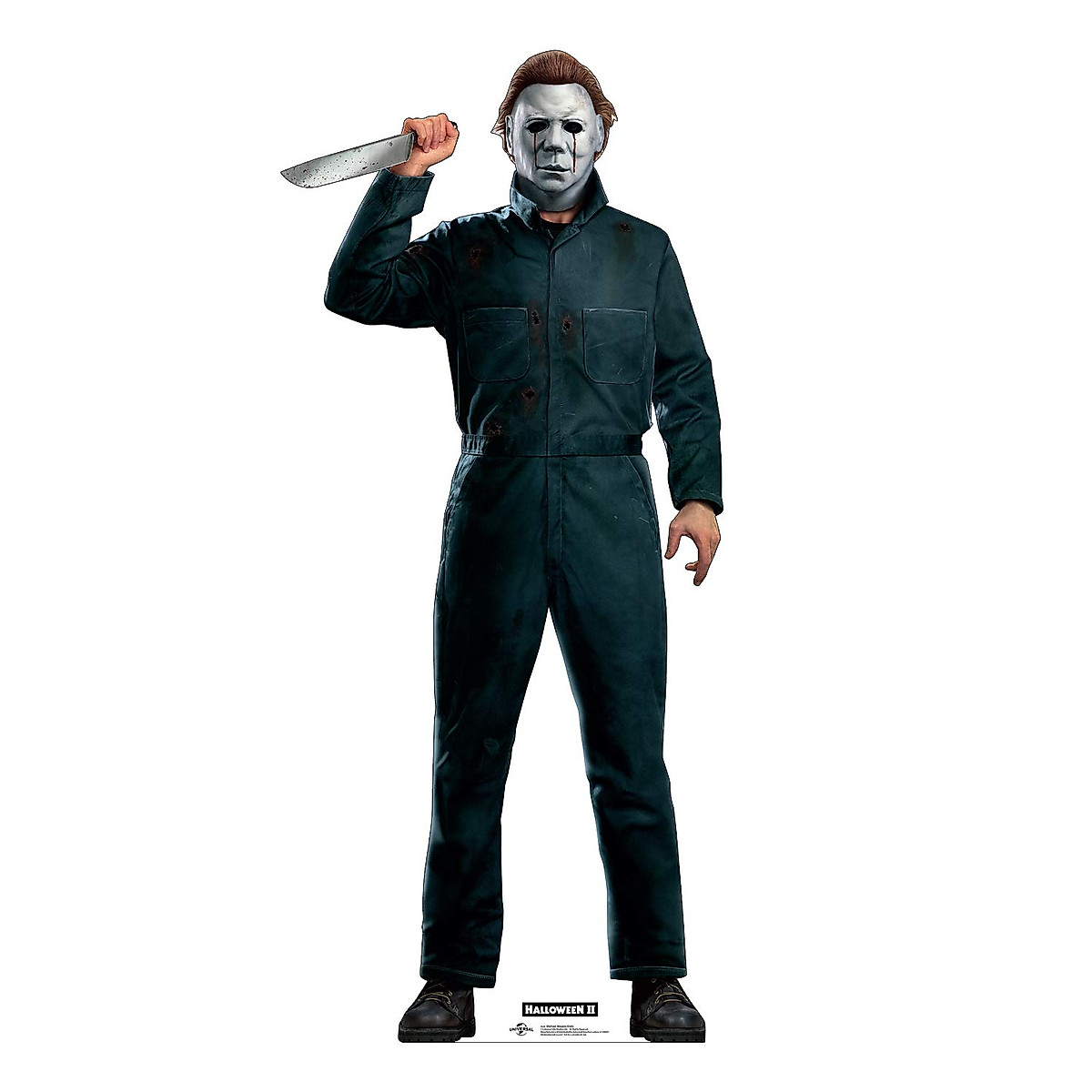 Cardboard People Advanced Graphics Mike Myers with Knife Life Size Cardboard Cutout Standup - Halloween II (1981 Film)