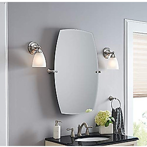 Moen DN6886BN Sage Single Post Bathroom Hand -Towel Ring, Spot Resist Brushed Nickel