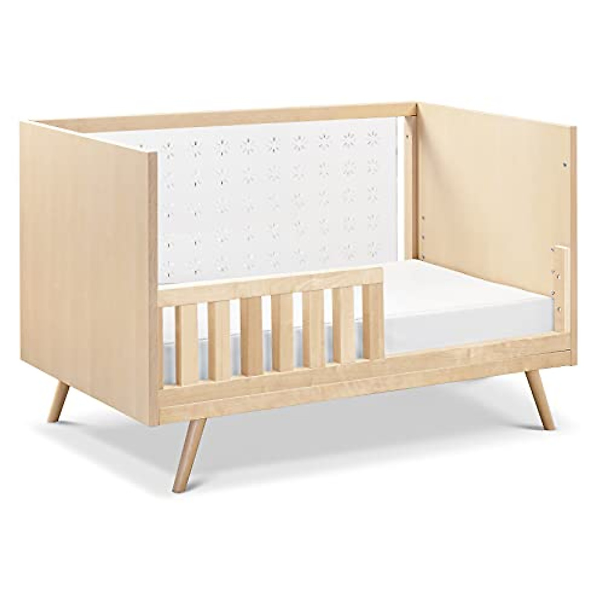 Babyletto Ubabub Nifty Clear 3-in-1 Crib in Natural Birch, Greenguard Gold Certified