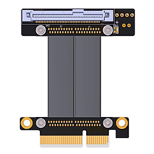 ADT-LINK Riser U.2 Interface U2 to PCI-E 3.0 x4 SFF-8639 NVMe Solid State Transfer Extension Data Gen3.0 Cable 4 PCIe 4X for U.2 NVME SSD