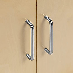 Flash Furniture Hercules Children's Wooden Kitchen Refrigerator for Commercial or Home Use - Safe, Kid Friendly Design, Natural