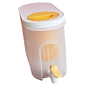 Fridge Cold Water Kettle, Silicone Practical Plastic Refrigerator Cold Kettle with Faucet for Home (White)