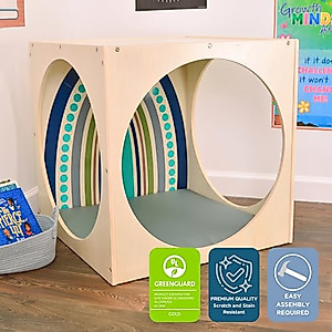 Children’s Factory Tranquility Cube Reading Nook, Wooden