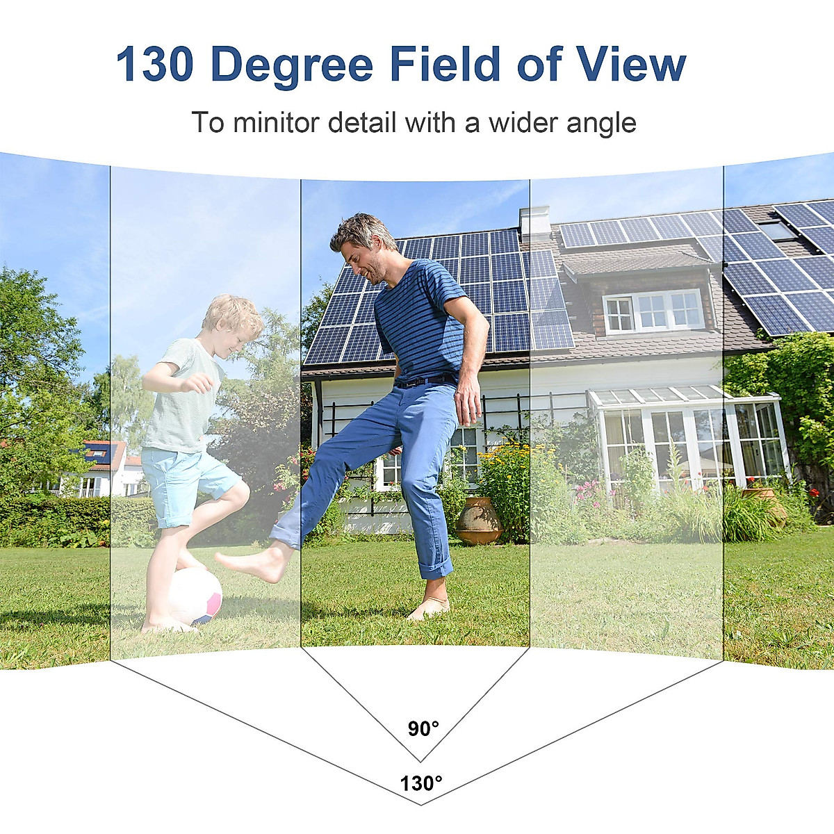 LaView Home Security Camera HD 1080P(2 Pack) AI Human Detection,Include 2 SD Cards,32GB Two-Way Audio,Night Vision,WiFi Indoor Surveillance for Baby/pet,Alexa and Google,Cloud Service (US Server)