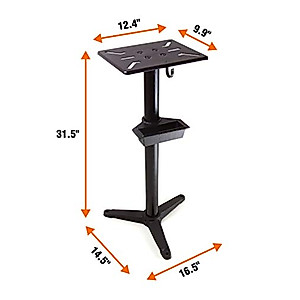 WEN Bench Grinder Stand, 32-Inch with Water Pot (4288T), Black