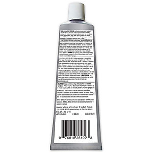 E6000 High Viscosity Adhesive, 3.7 Fluid Ounces, 1 Pack, Clear, 3 Fl OZ