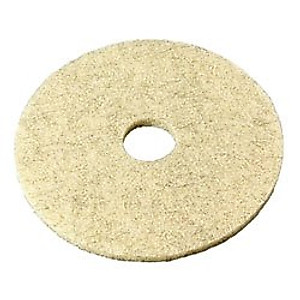 3M Niagra - Natural Tan Hog's Hair Floor Pad - 20" - Case of 5 pads