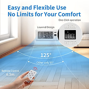 SANYCASA 4 x10'' Super Quiet Vent Fan Booster, Register Booster Fan with Precision Thermostat Control - Ac Vent Booster Fan for Floor to Heating and Cooling - White Upgraded
