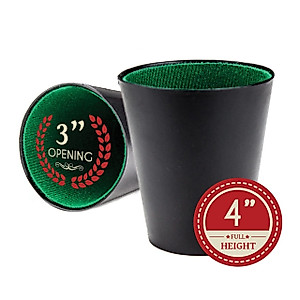 Felt-Lined Dice Cup by Brybelly