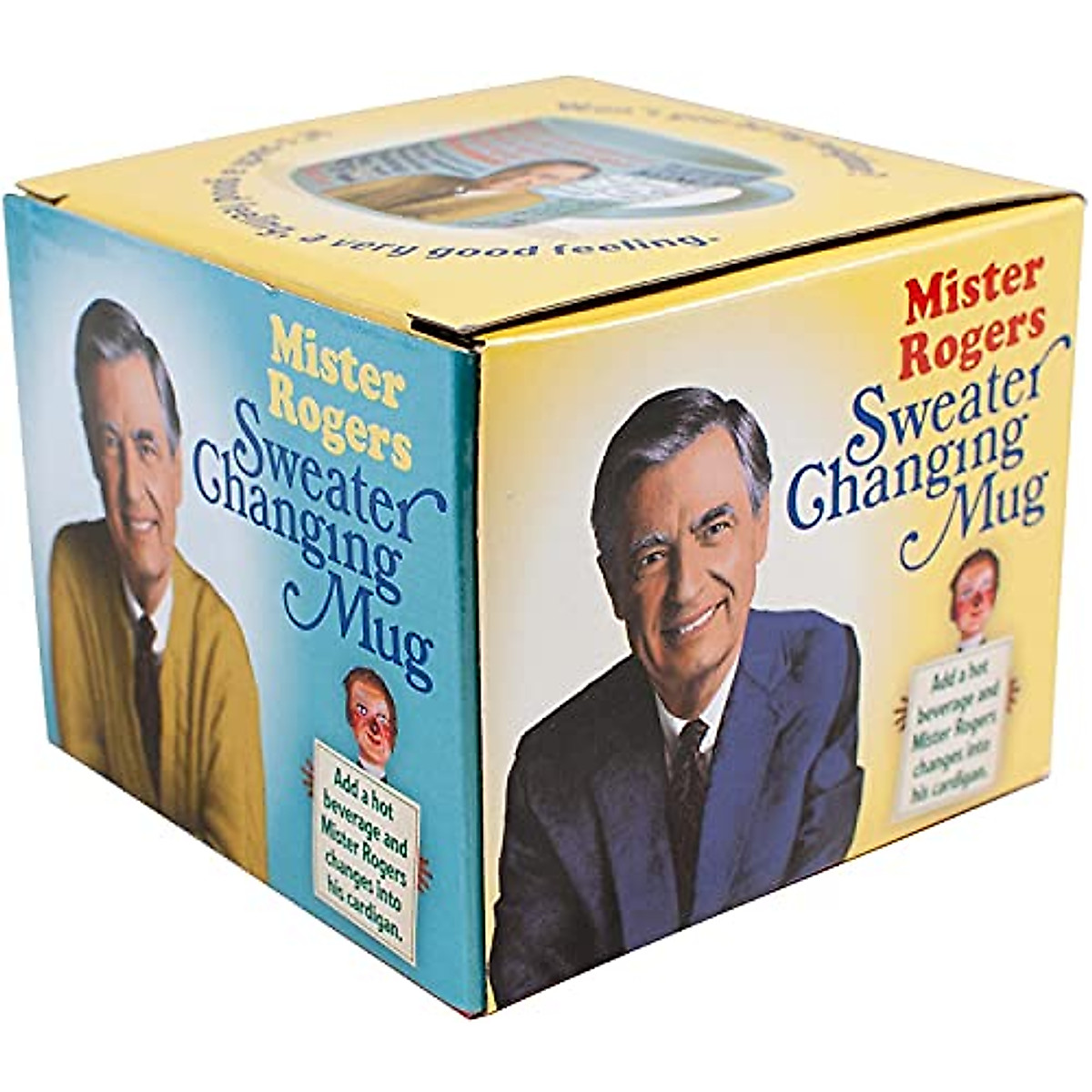 Mister Rogers Heat Changing Mug - Add Coffee or Tea and Mr. Rogers' Jacket Changes to His Sweater - Comes in a Fun Box
