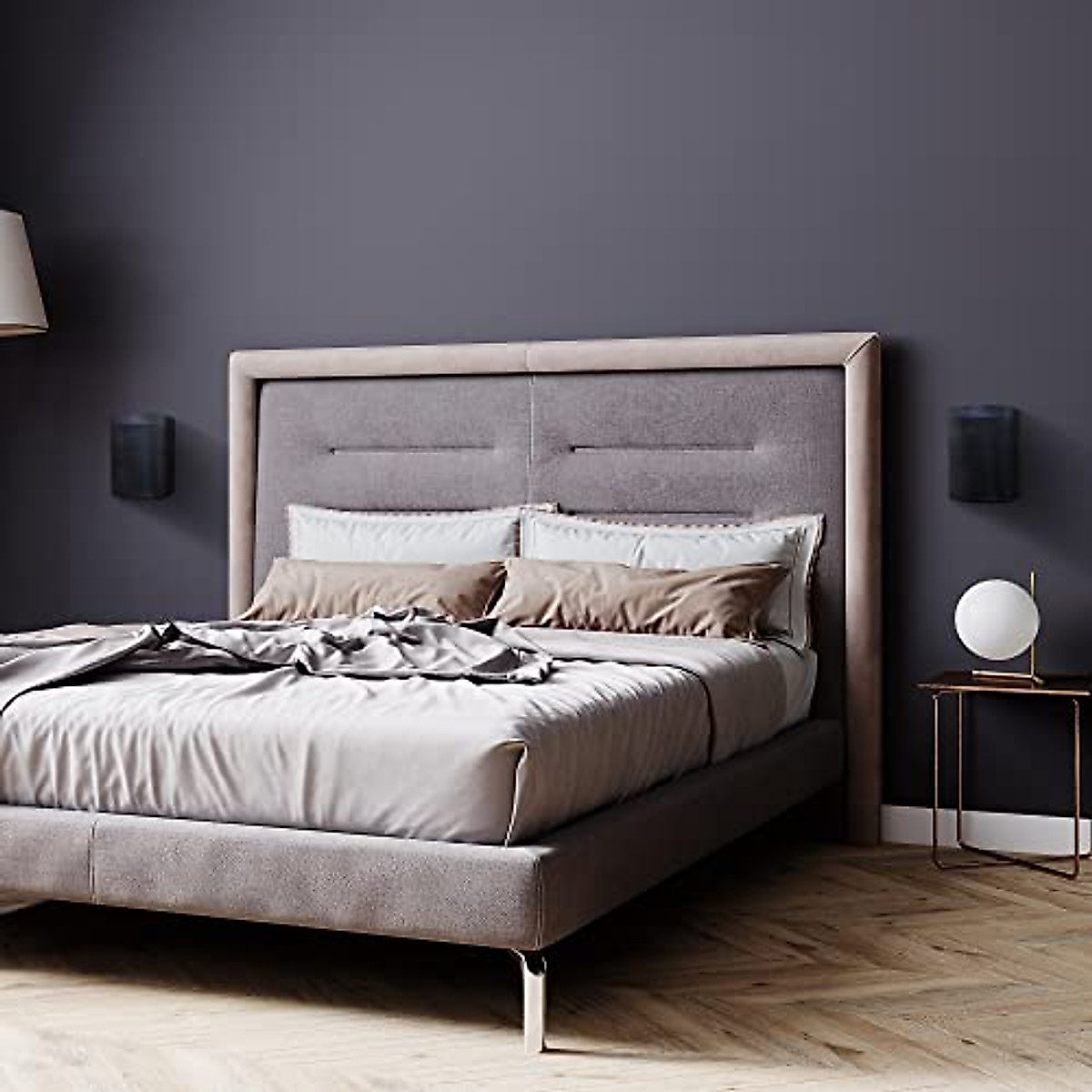 ONE, ONE SL & Play:1 Wall Mount Bracket, Black, Compatible with Sonos ONE, ONE SL & PLAY1 Speaker