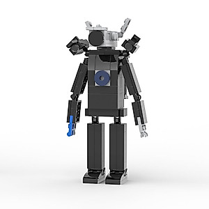 IVVTNHZ Skibidi Toilet Man Toy Building Blocks Set, Camerman Titan, Camera Titan Toy Ideas Toys Kids Toys Gift for Kids 6+ Boys or Girls (169 Pieces)