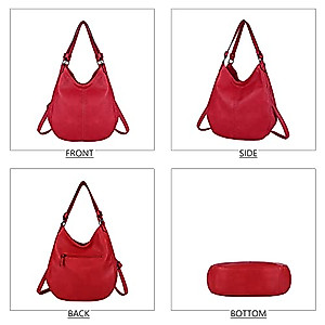 Hobo Bags for Women Faux Leather Ladies Purses and Handbags Tote Shoulder Bag Large Crossbody Bags