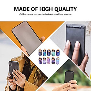 SOLUSTRE 30 pcs Phone Patch Smartphone Hacker Starry Color Design Sky Pad Protector Desktop Thin Ultra Webcam Anti-Hacker Pattern Prevention Cover Tablet Web Computer for Slide
