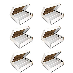 BCW Monster Box - 6ct Trading Card Storage Box | Holds 3200 Cards | Sports & Trading Card Storage