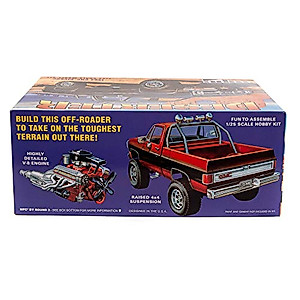 MPC 1984 GMC Pickup 1:25 Scale Model Kit (Black Version)