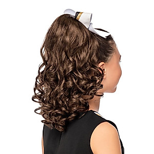 Girly Curls Curly Cheerleader 16" Hairpiece for Cheer and Dance (Cutie)