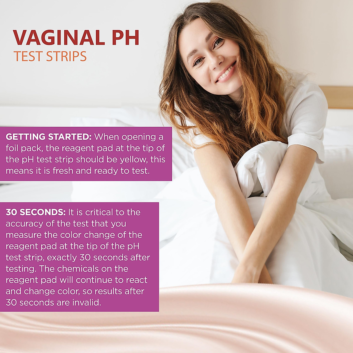 Pelvana Vaginal pH Balance Test Strips for Women 50 Strips FSA/HSA Eligible Vaginal Infection Test Kit Can Help Differentiate Bacterial Vaginosis (BV) and Yeast Infections