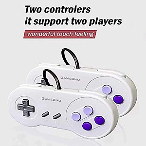 Super Retro Game Console,Classic Mini Console with Built-in 660 Video Games and 2 Classic Controllers,Plug and Play Game System for Kids and Adults