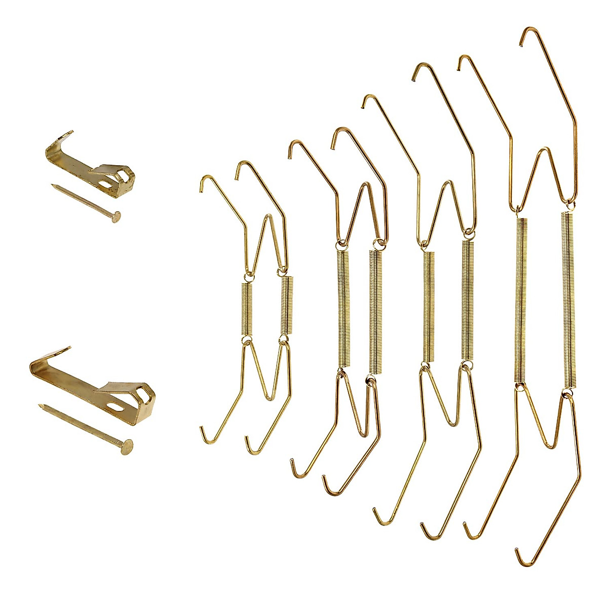 Bettli 20 Pack Plate Hanger 4 6 8 10 Inches Wall Plate Hangers Decorative Wire Plate Hanger with 20 Wall Hooks 30LB 50LB