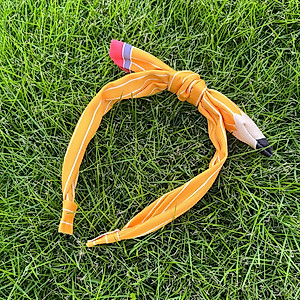 SKIRIFLA Back to School Teacher Hairband for Women, Pencil Headband Accessories, Teacher Supplies, End of Year Teacher Gifts from Student, Hair Styling