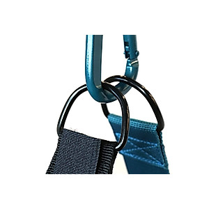 Pelican Double Kayak Storage Strap System - for Indoor and Outdoor Kayak and SUP Paddle Board Hangers - Comes with Paddle Clips - Black/Turquoise