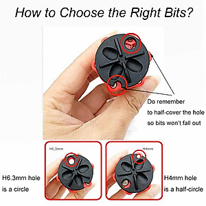 Ratchet Stubby Screwdriver, Liangery Short Stubby Screwdriver Set with Multi Bits in Red Stubby Ratcheting Screwdriver Nut Drivers with Sloted and Phillips Multibits 14 in 1