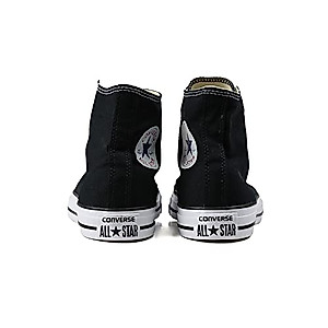 Converse Clothing & Apparel Chuck Taylor All Star Canvas High Top Sneaker, Black/White, 12 Women/10 Men