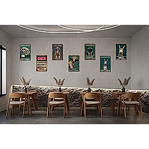 shvieiart 8 X 12 Metal Signs - Playboy Bunny Vintage Look Metal Tin Poster