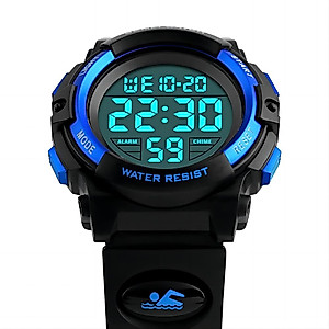 MJSCPHBJK Boys Digital Sports Watch, Kids Watch, Waterproof LED Alarm Calendar Analog Watches for Children