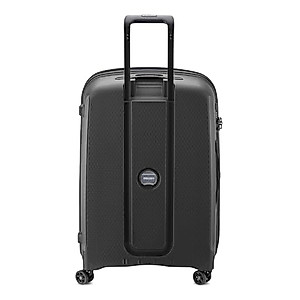 Delsey Paris Unisex Adult Expandable Suitcase, Black, M (71 cm-81 L + 8 L)