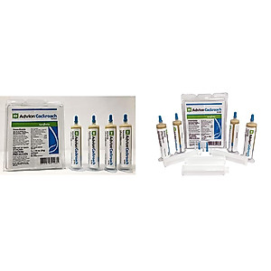 Syngenta Advion Cockroach Gel Bait - 1 Box (4 X 30 Gr.Syringes) & advion 383920 4 Tubes and 4 Plungers Cockroach German Roach Pest Control Inse, Brown