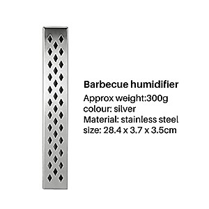 Padyrytu Grill Humidifier,Smoker Box Cold, Smoke Generator Steel, Barbecue Tube Grill Humidifier Mesh Pellet Tool