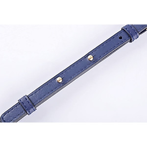 VanEnjoy Genuine Leather Chain Strap Replacement Purse Crossbody Bag Handbag Adjustable (Black)