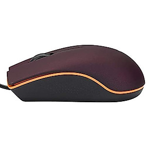 Guiheng Wired Mouse, USB Wired Computer Mouse for Right or Left Hand, Ergonomic Computer Mouse with Durable Clicks for PC, Computer, Laptop, Desktop, Chromebook, Notebook, Mac (Black)