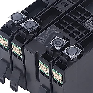 Hilitand 4PCS Ink Cartridge Smoothly Output Ink Printer Ink Cartridge Set for Office Shool Print Photos, Test Papers, Documents