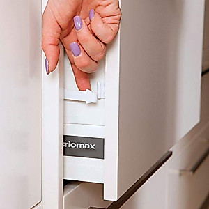 Dreambaby 5005882 White Plastic Drawer Latches44; Pack of 33