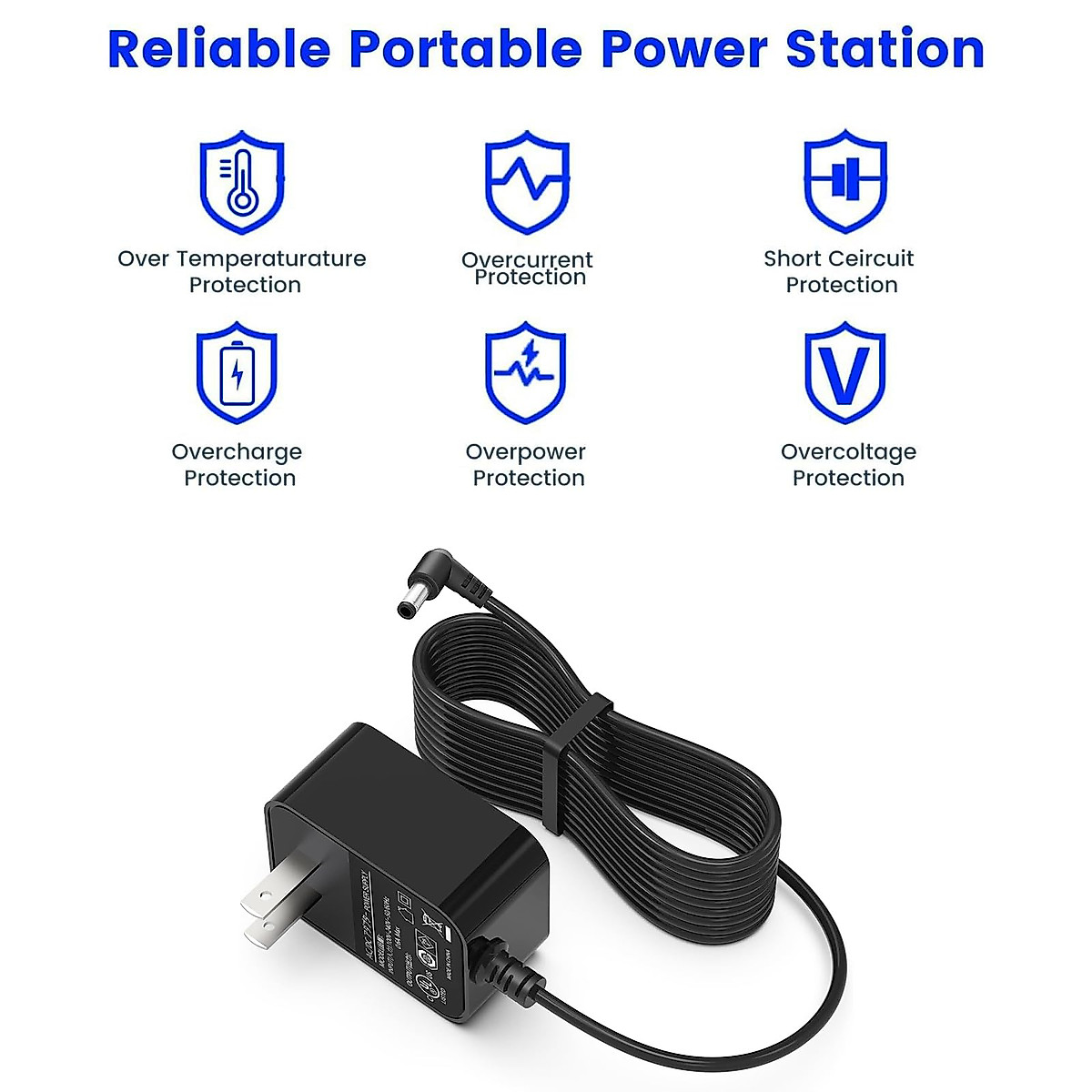 Charger for Shark VACMOP VM200 VC200 VM200C UM200 UM205 VC205 VM20026 VACMOP Series Cordless Hard Floor Vacuum Mop Replacement Charger