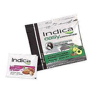 Indica Easy Shampoo Based Hair Color Dark Brown| Pack of 3