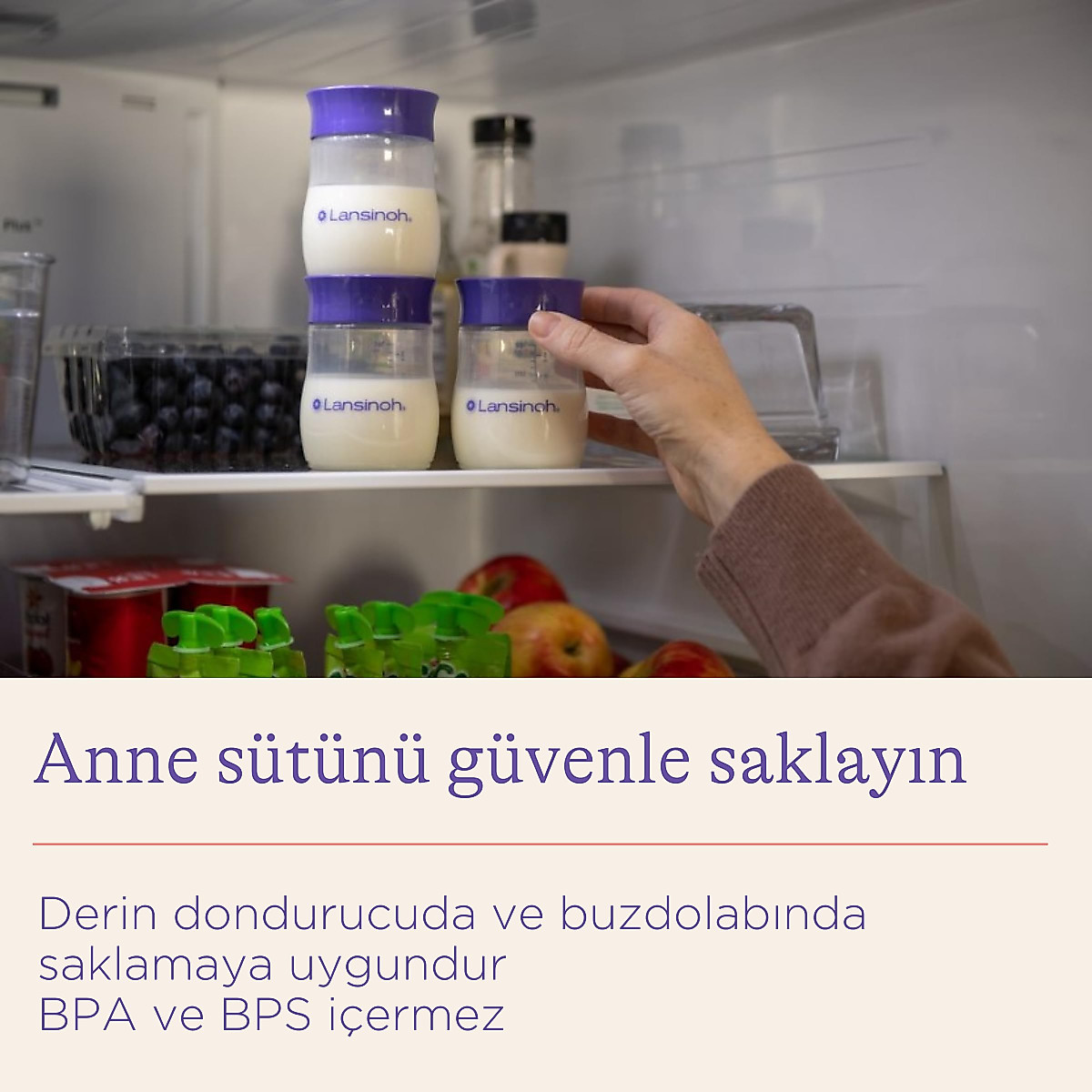 Lansinoh Breastmilk Storage Bottles (Pack of 4)