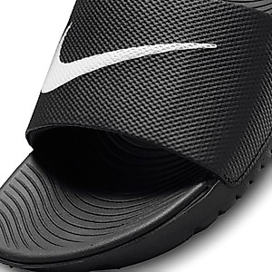 Nike Kawa Slide GS/PS 819352 Junior Slides (UK 4.5 us 5Y EU 37.5, Black White 001)