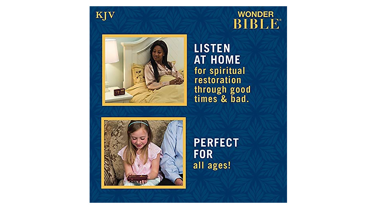 Wonder Bible KJV Talking Audio Bible Player - Complete Scripture