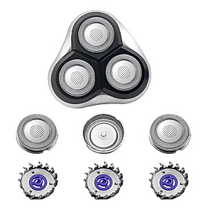 eStarpro 3x Replacement Shaver Head Shaver Blade for Philips Norelco 4885XL, 4865XL, 4861XL, 4853XL, 4852XL, 4845XL, 4825XL, 4825XLD, 4821XL, 4817XL, 4816XL, 4807XL, 4805XL, 4801XL