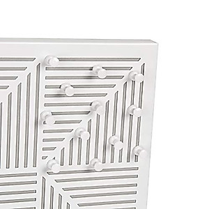 Umbra Trigon, Wall Mounted Bulletin Board, Magnetic Board, and Message Board, White