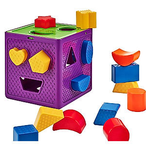 Original Shape Sorter | Babies & Toddlers | 18 Colorful Pieces | Boys & Girls | Ages 1-5 Years Old | Great Gift !!