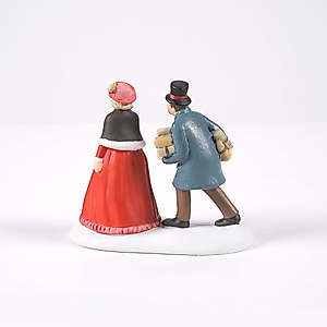 Department 56 Christmas Carol Village Last Minute Holiday Shopping Figurine