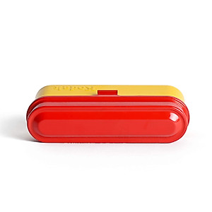 KODAK Film Case - for 5 Rolls of 35mm Films - Compact, Retro Steel Case to Sort and Safeguard Film Rolls (Red) (Film is not Included)