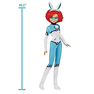 Miraculous Ladybug and Cat Noir Toys Bunnyx Fashion Doll | Articulated 26cm Bunnyx Doll with Accessories Kwami | Alix Superhero Bunnyx Figurine | Bandai Dolls Range